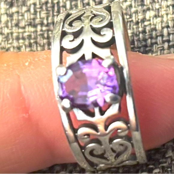 James Avery | Jewelry | Adoree Ring By James Avery With Amethyst Gemstone | Poshmark